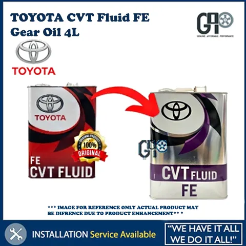 Toyota Continuously Variable Transmission CVT Fluid FE Gear Oil 4L ...