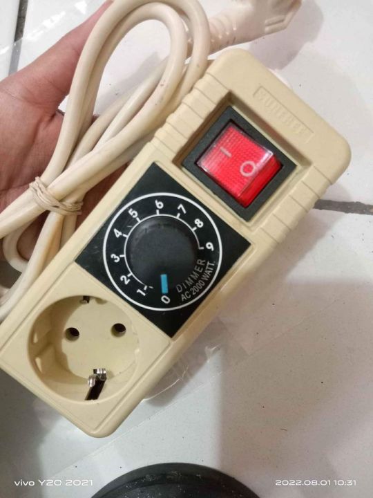 Dimmer Speed Control Gerinda Max 2000 Watt 220 Voltase Pengatur ...