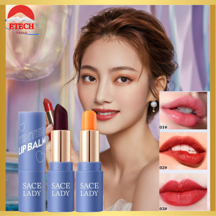 Ready stock 】Sace Lady Tinted Lip Balm Theraphy Magic Lasting ...