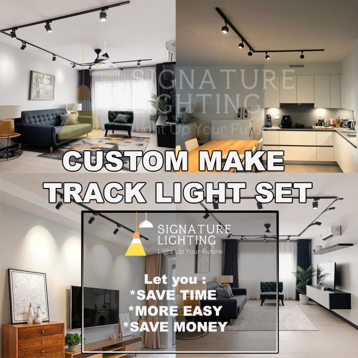 🔥 Track Light Custom Make 12W【U Shape】【 L Shape】【 Square Type】私人轨道灯定制 ...
