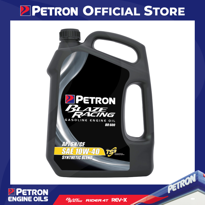 Petron Blaze Racing Synthetic Blend 10W-40 4L - Petron Engine Oils | Lazada