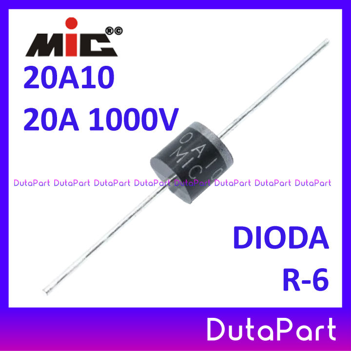 10 PCS 20A10 20A 1000V MIC Dioda Diode Rectifier R-6 | Lazada Indonesia