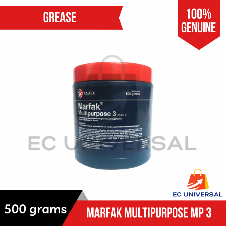Caltex Marfak Grease 3 Multipurpose MP NLGI 3 500g Grams Piece | EC Universal Official Store ...