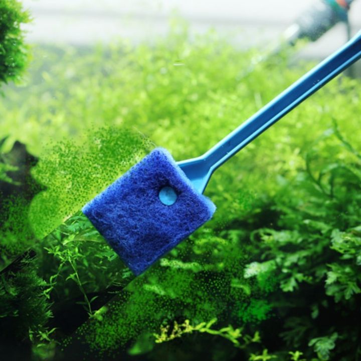 Unirax ชุดทำความสะอาดตู้ปลา3ชิ้น,อุปกรณ์ทำความสะอาดแปรงสองฟองน้ำ ...