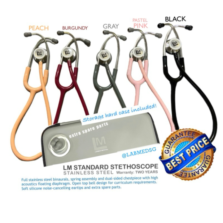 LM Standard Stethoscope by Labman Medical, Stainless Steel dual side ...