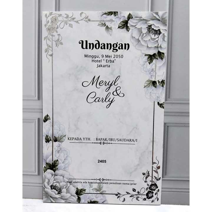 Blangko Undangan Erba 2405 Isi 100 Lembar | Lazada Indonesia