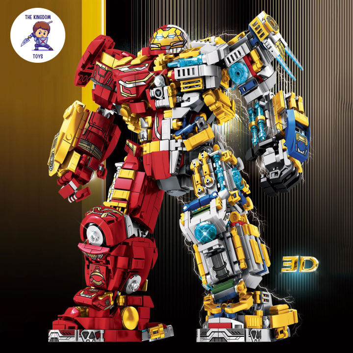 Đồ Chơi Lắp Ráp Mô Hình Robot HulkBuster Người Sắt Phiên Bản Cơ Khí ...