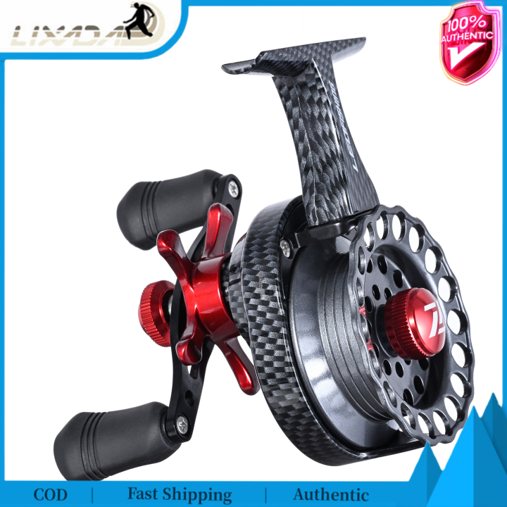 【100% Authentic】Lixada Fishing Reel Ice Fishing Trolling Fishing Reel ...
