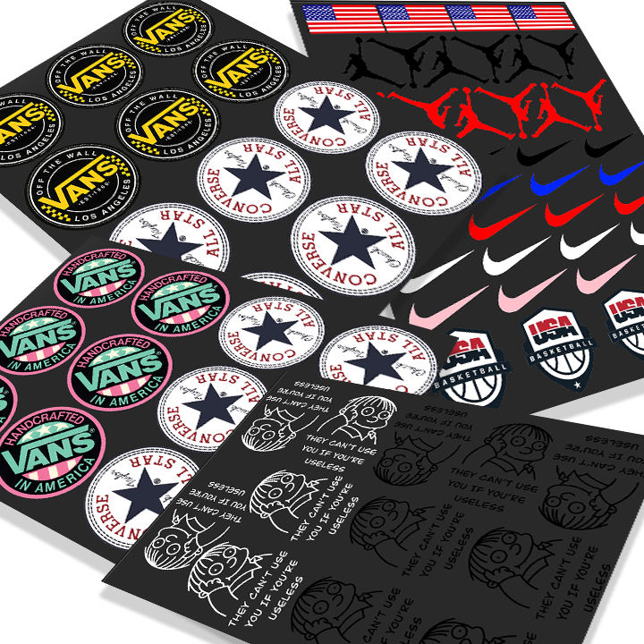 IRON ON - Minimalist Ver 6 Designs A4 size print patches Ready to Press ...