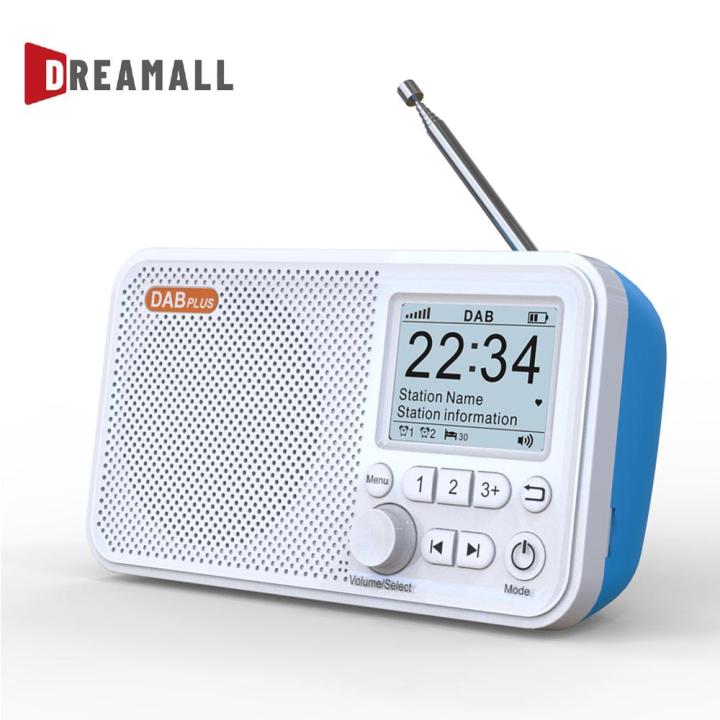 Digital Desktop Radio with 2.4 Inch Color LCD Screen Alarm Clock FM DAB ...
