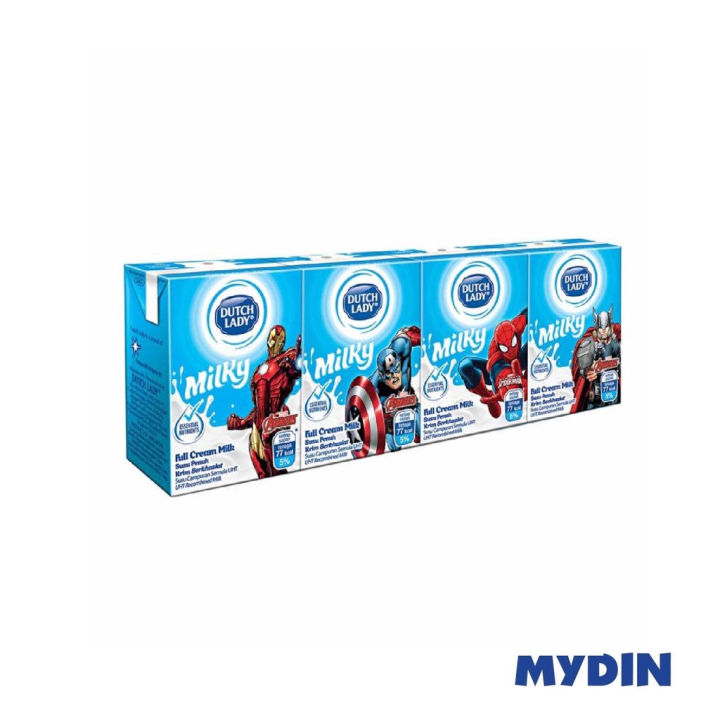Dutch Lady Kid Full Cream Milk (125ml x 4) | Lazada