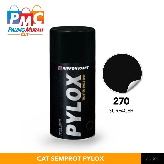 Pylox 270 Surfacer (EPOXY) Cat Semprot/Pylox/Samurai Motor/Helm/Gundam ...