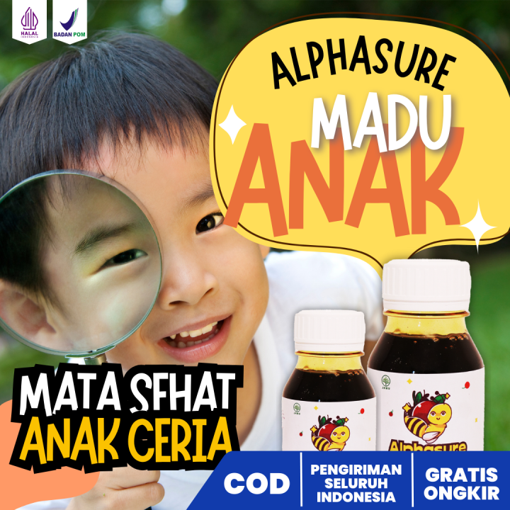 ALPHASURE- MADU ANAK BANTU ANAK JADI TUMBUH GEMUK DAN CERDAS | Lazada ...