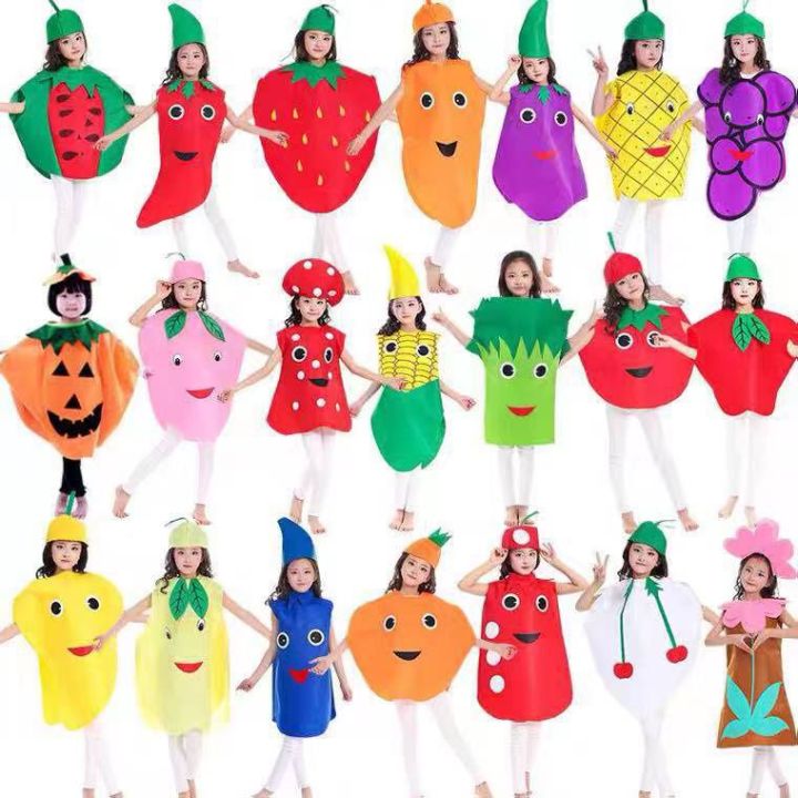 Adult/Kids halloweem Cosplay Costume Fruits and Vegetables | Lazada PH