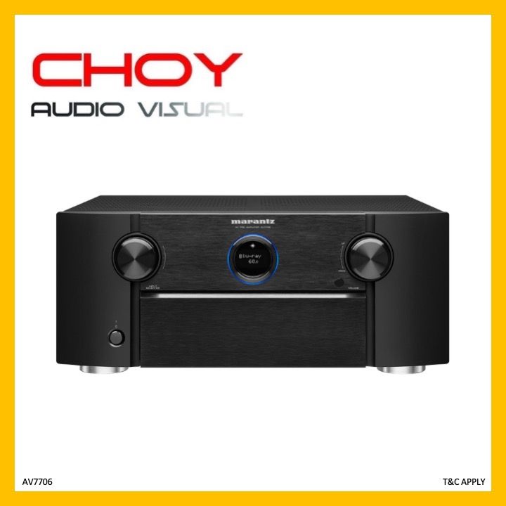 Marantz AV7706 11.2Ch 8K Ultra HD Atmos Network AV Preamplifier | Lazada