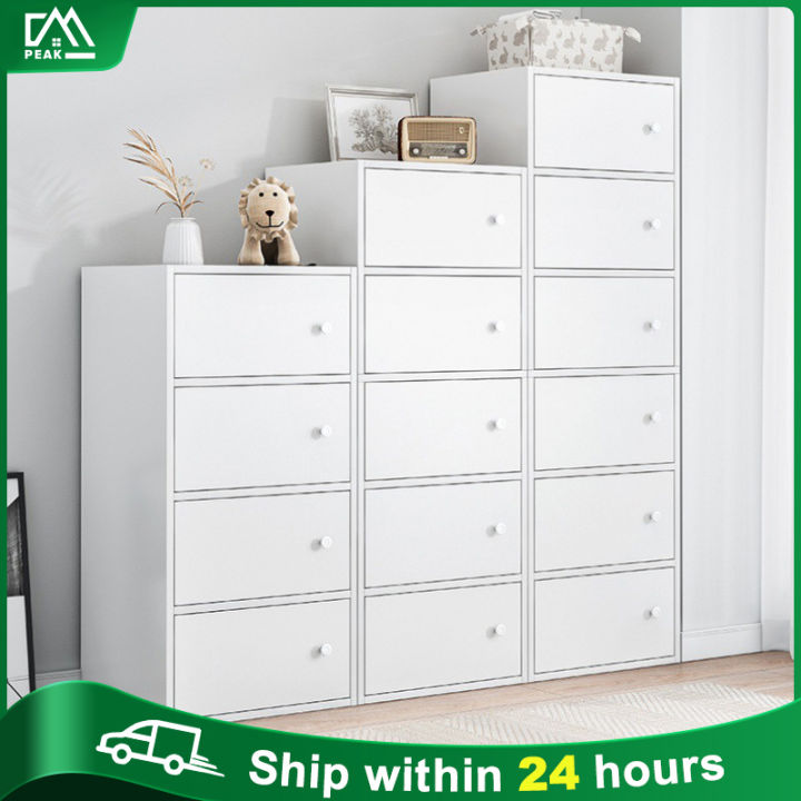 3/4/5 Layer Storage Cabinet with Door File Cabinet Drawer Cabinet ...