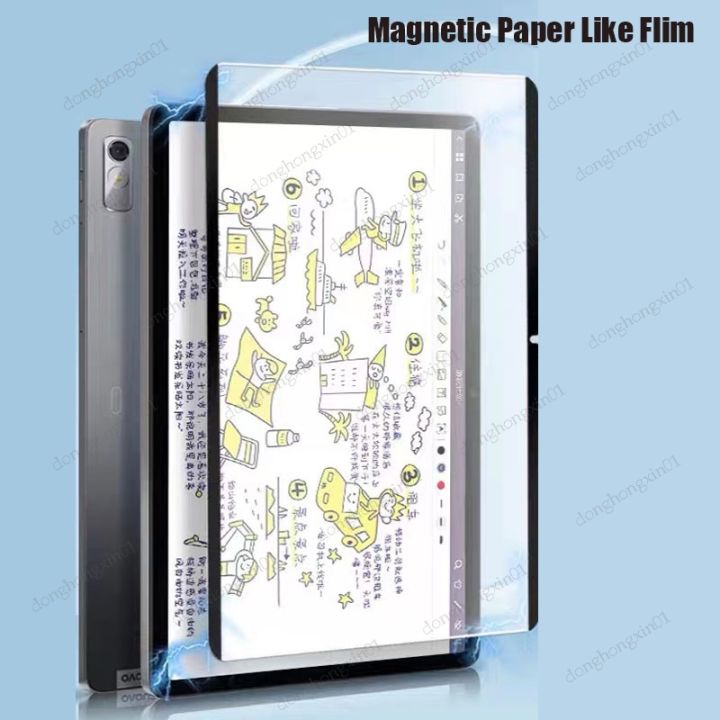 Magnetic Paper Like Screen Protector For Lenovo Xiaoxin Pad Pro 12.7 ...