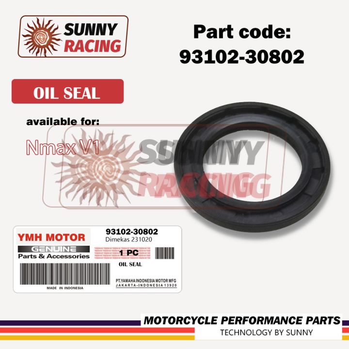 Genuine Pulley Oil Seal 93102-30802 (Nmax V1) | Lazada PH