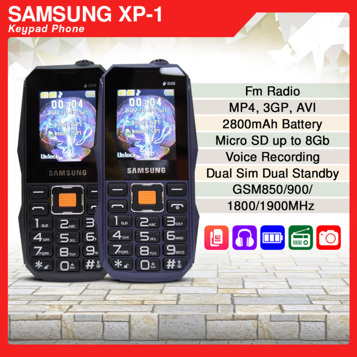 Samsung XP-1 T1 T4 Dual Sim Basic Phone Keypad Phone Military Phone ...
