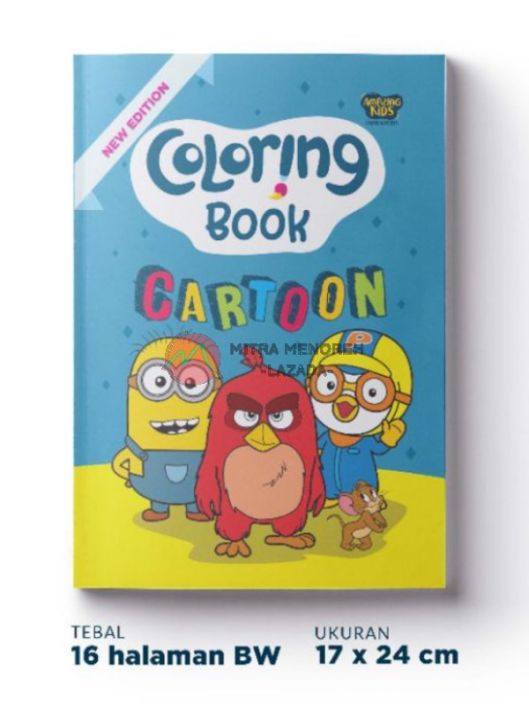 Buku Mewarnai - Coloring Book Cartoon | Lazada Indonesia