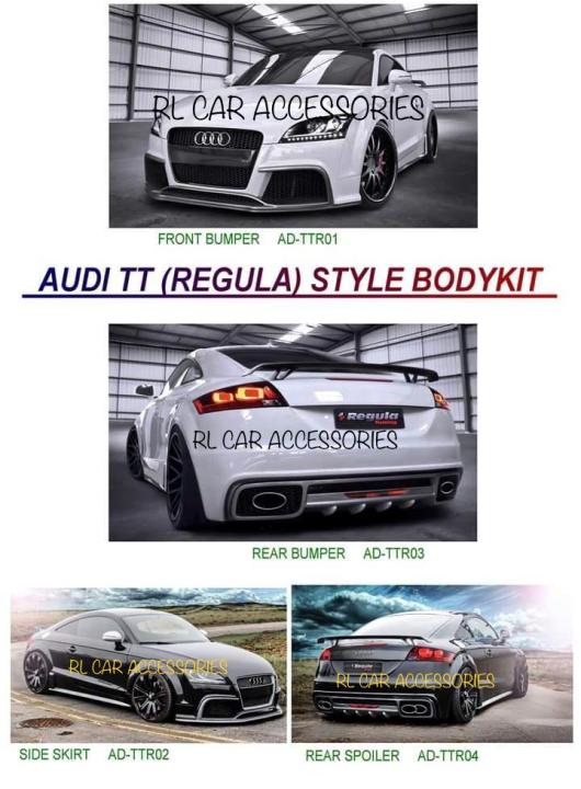 Audi TT Mk2 TTS RS REGULA Bodykit body kit front side rear Bumper skirt ...