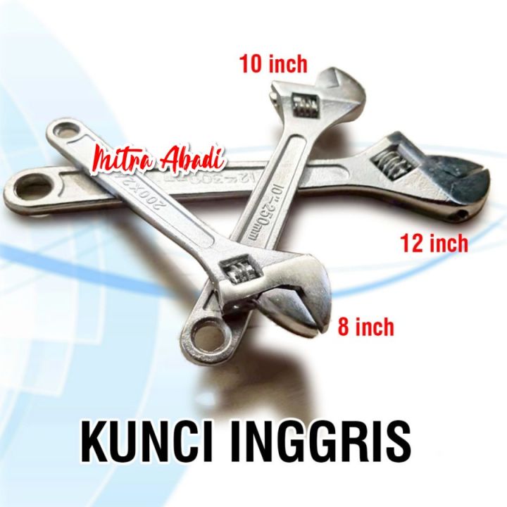 Kunci Inggris Adjustable Wrench 12 inch | Lazada Indonesia
