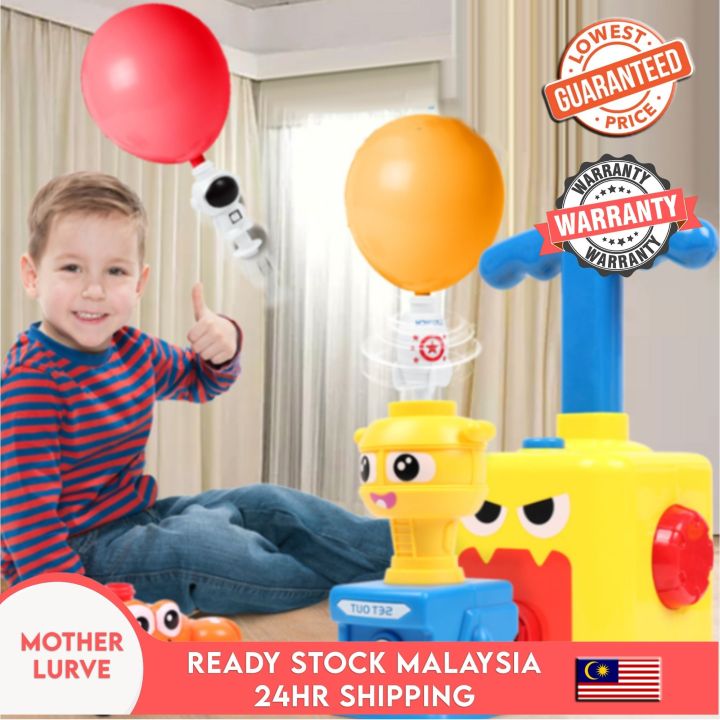 Air Pressure Inertial Pumping Balloon Push Car Rocket Toy FREE Balloon ...