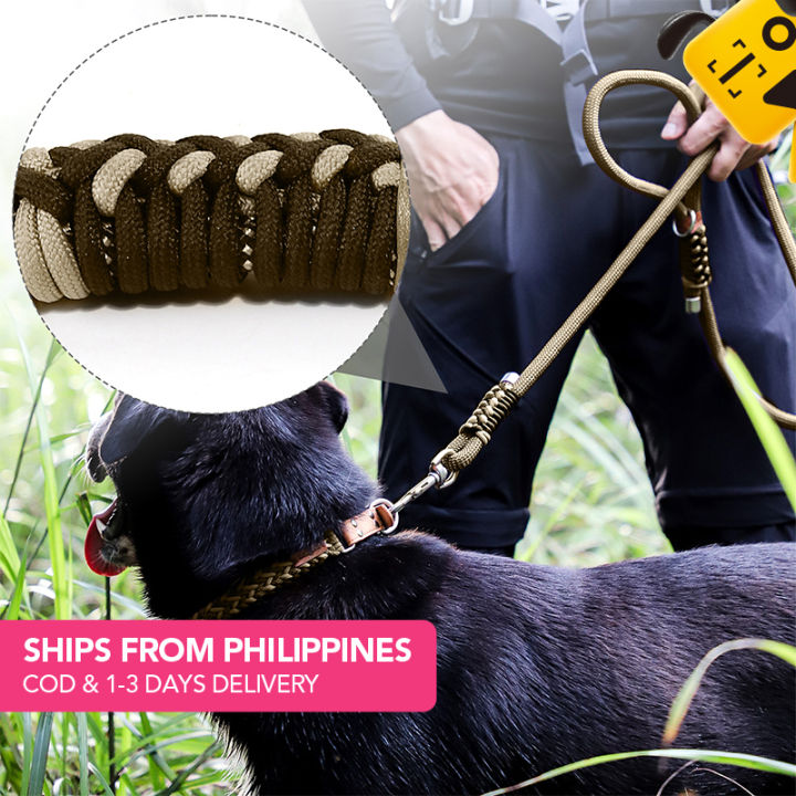 TUXTOOX Rope Dog Leash with Comfortable Padded Handle, Highly ...