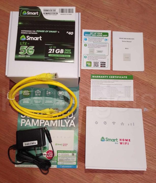 Model: Bootseven R051 , SMARTBRO Home Prepaid Wifi (CAT4) // with SMART REGULAR SIM | Lazada PH