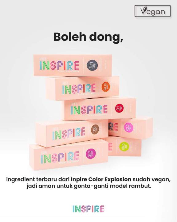 INAURA COLOR EXPLOSION INSPIRE 100ml | Lazada Indonesia