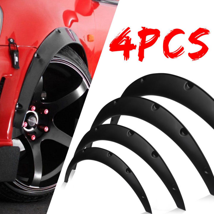 BaiTao 4pcs Universal Fender Flares Extra Wide Body Wheel Arches Wheel ...