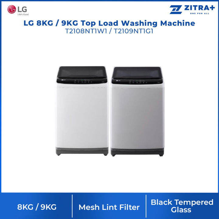 LG 8KG / 9KG Top Load Washing Machine T2108NT1W1 / T2109NT1G1 | Mesh ...