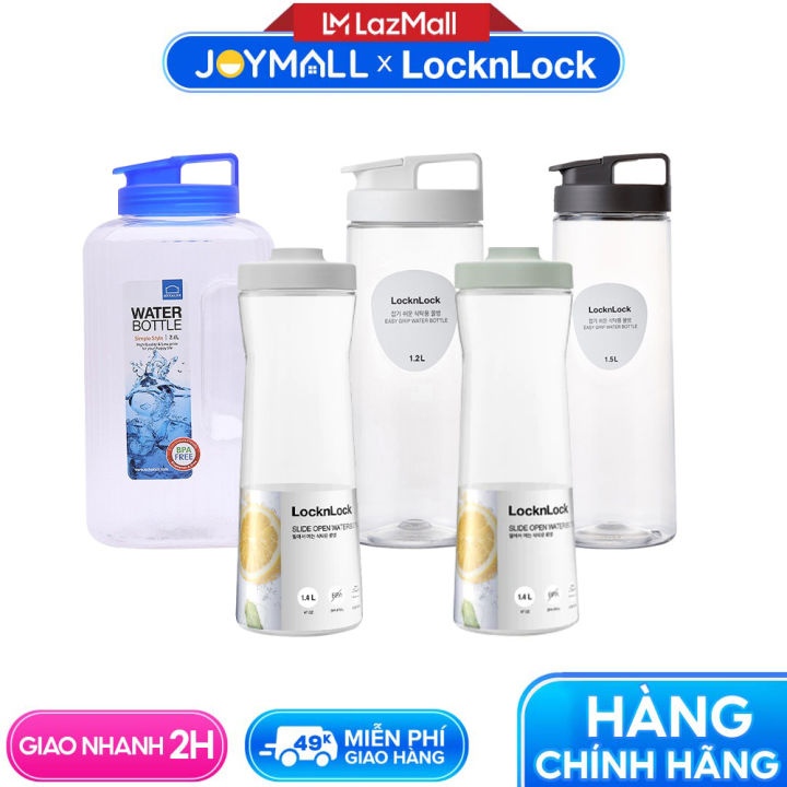 Bình nước nhựa LocknLock HAP739B 2.6L, HAP824 1.4L, 1.2L HAP813, Hàng ...