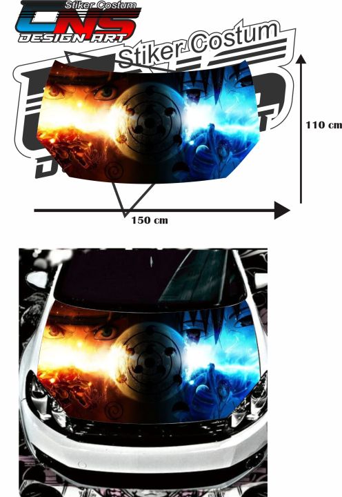 stiker decal kap mobil animasi | Lazada Indonesia
