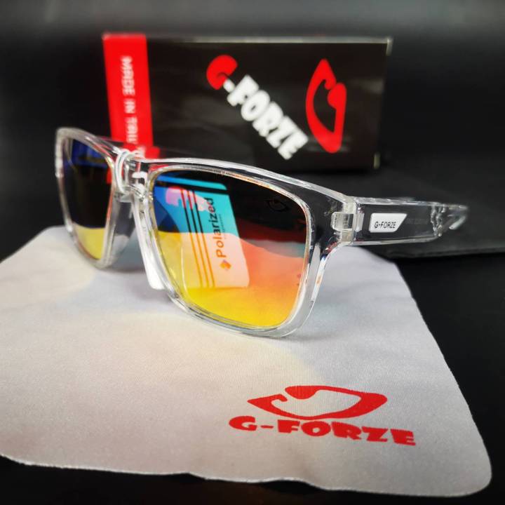 แว่นกันแดด เลนส์ Fire red ใส่กลางคืนได้ ยี่ห้อ G-FORZE ของแท้ 100% made in TAIWAN สินค้ามีแว่น ...