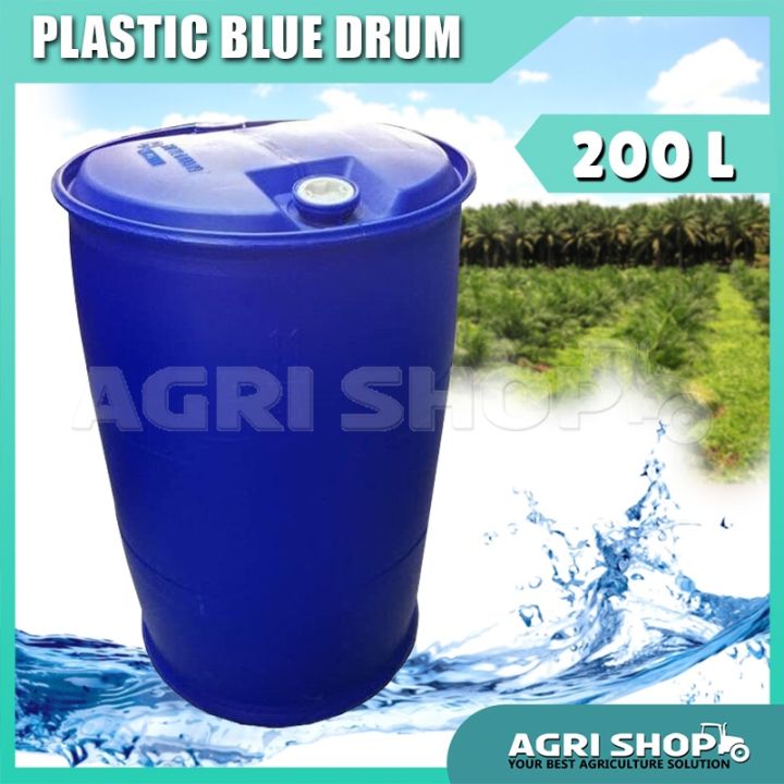 Agrishop 200L Blue Plastic Drum | Lazada