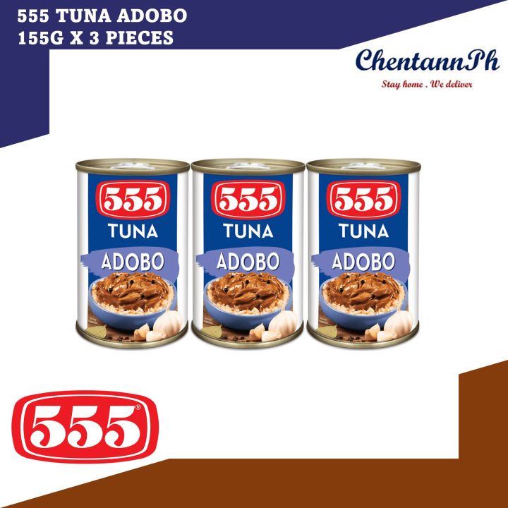 555 Tuna Flakes Adobo 155g x 3 pieces | Lazada PH