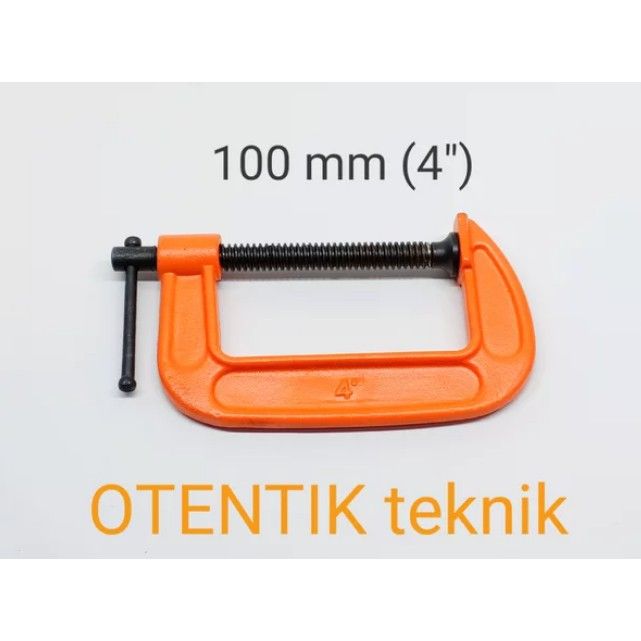G CLAMP 100 MM 4 INCH - KLEM C 100 MM 4 INCI - KLEM G 4 INCHI | Lazada ...