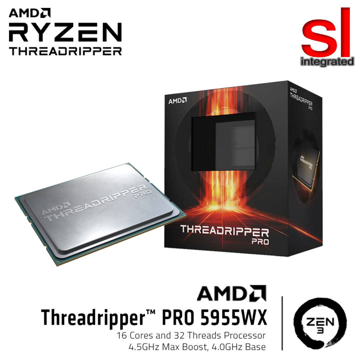 AMD Ryzen Threadripper PRO 5955WX 16 Cores 32 Threads Desktop Processor ...