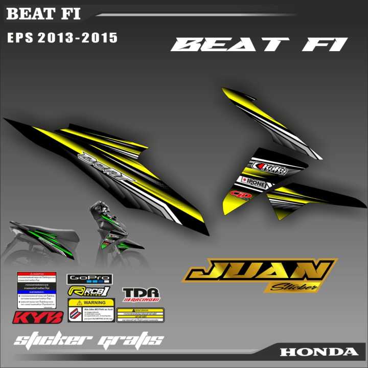 STRIPING STICKER BEAT FI VARIASI STRIPING BEAT 2013,2014,2015,2016 LIS ...
