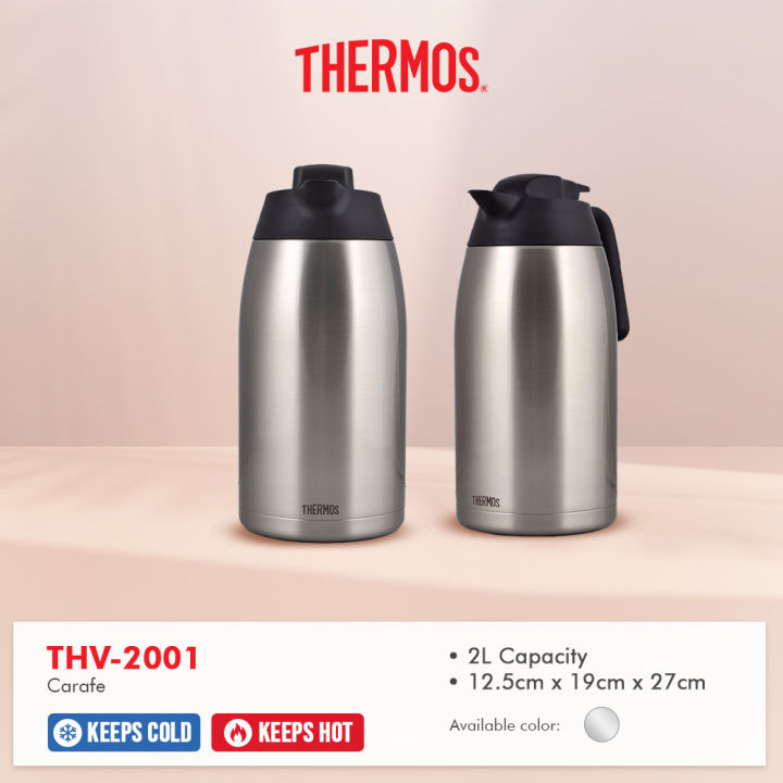 Thermos® THV-2001 Carafe 2L Stainless Silver | Lazada PH