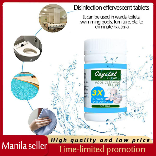 Pool Cleaning Tablets Chlorine Dispenser Cleaner Tablets Effectively ...
