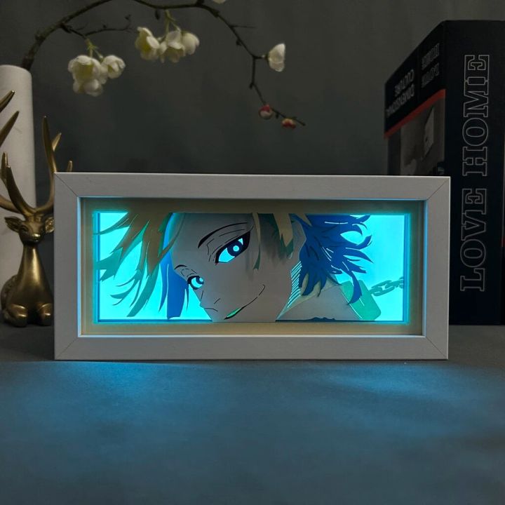 Paper Cut Anime Light Box Blue Lock Michael Kaiser for Bedroom ...