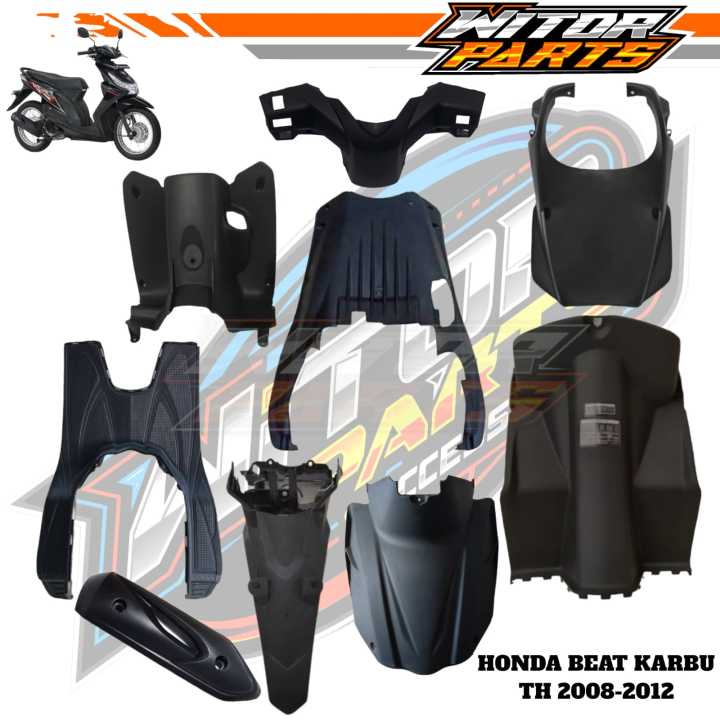Full Cover Body Kasar Honda Beat Karbu Eceran | Bodi Beat Body Motor ...