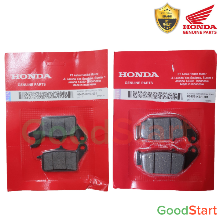 HONDA RS150, GTR150, Brake Pads Front & Rear RS 150, GTR 150 | Lazada PH