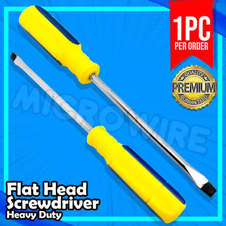 Flat Head Screwdriver Screw Driver Heavy Duty (CLEARANCE) | Lazada PH