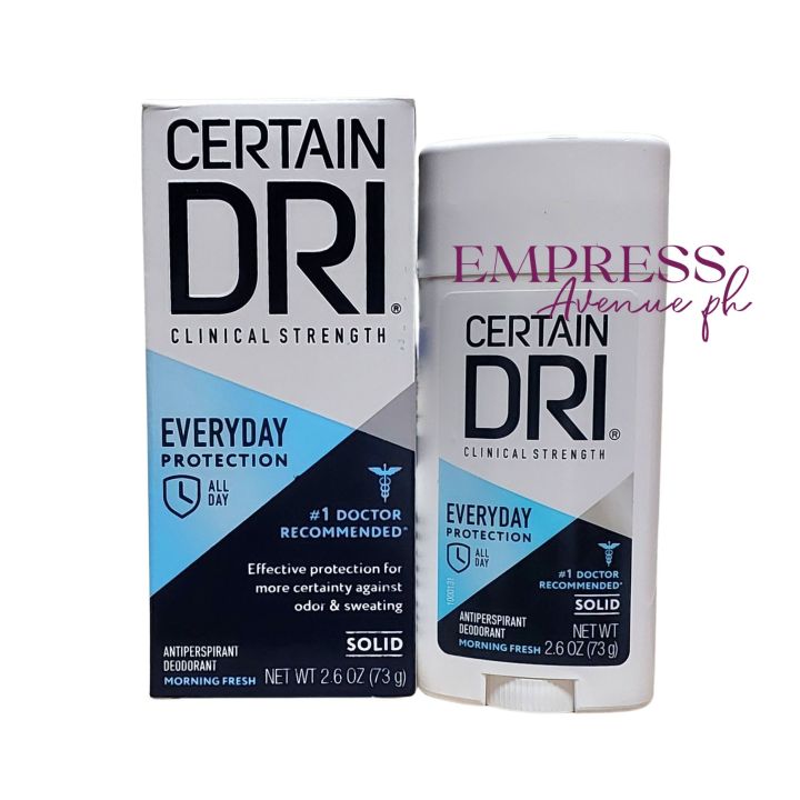 Certain Dri Everyday Strength Clinical Antiperspirant Solid Deodorant ...