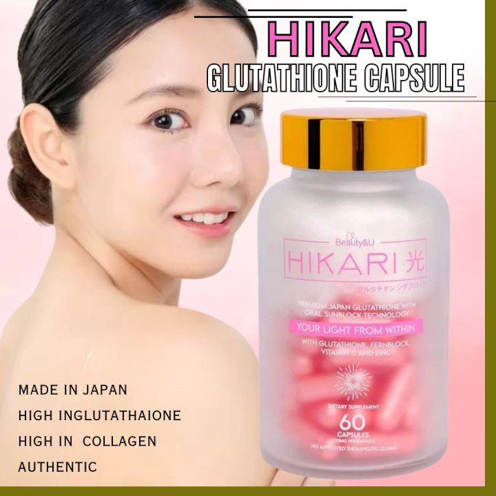 SUPER SALE!! Original Hikari Glutathione Capsule 60 Capsule Has ...