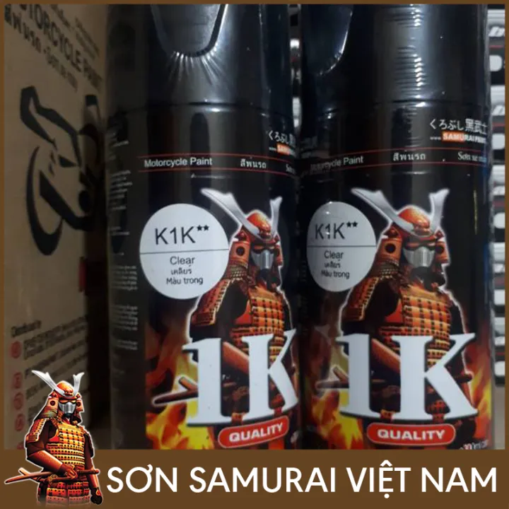 Sơn samurai bóng - Chai bóng k1k sơn xịt samurai | Lazada.vn
