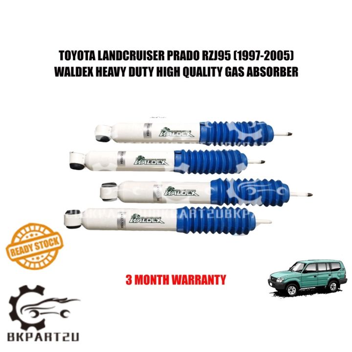 TOYOTA LANDCRUISER PRADO RZJ95 1997-2005 HEAVY DUTY FRONT AND REAR SET ...